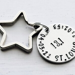 Marathon Keychain, Runner Keychain, Half Marathon Keychain, 26.2 ...