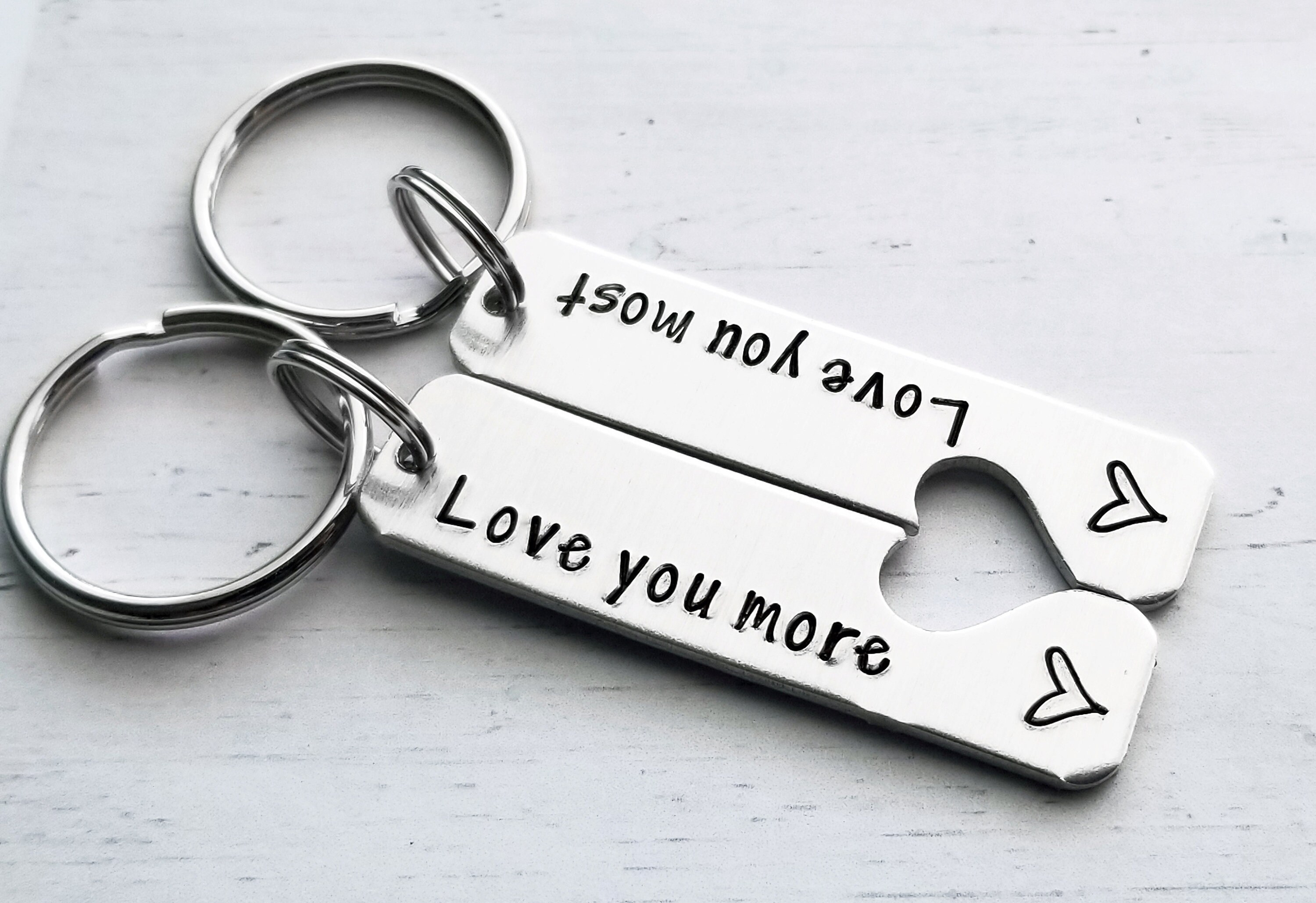 Couples Keychain Set Anniversary Gift Keychain Wife | Etsy