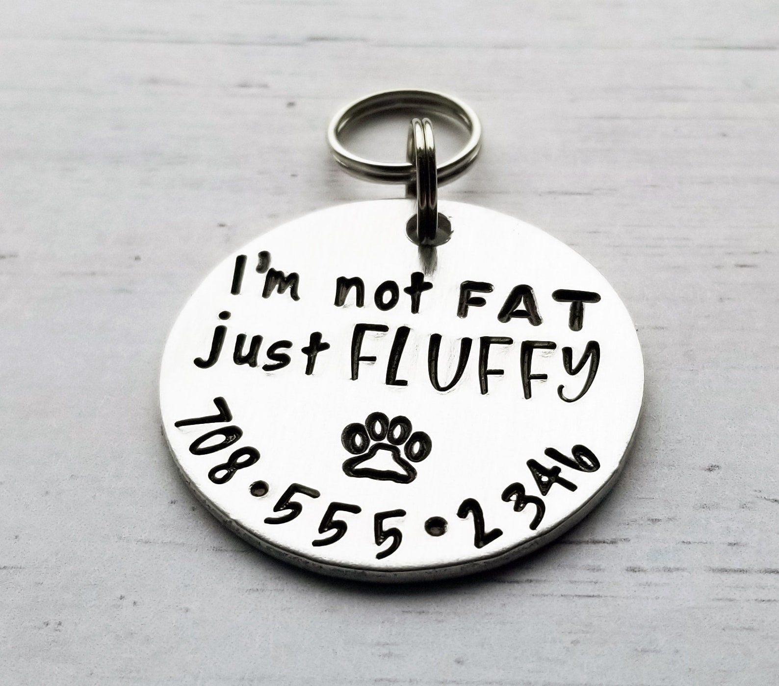 Pet ID Tag Dog Tag for Dogs Dog ID Tag Dog Name Tag Dog | Etsy