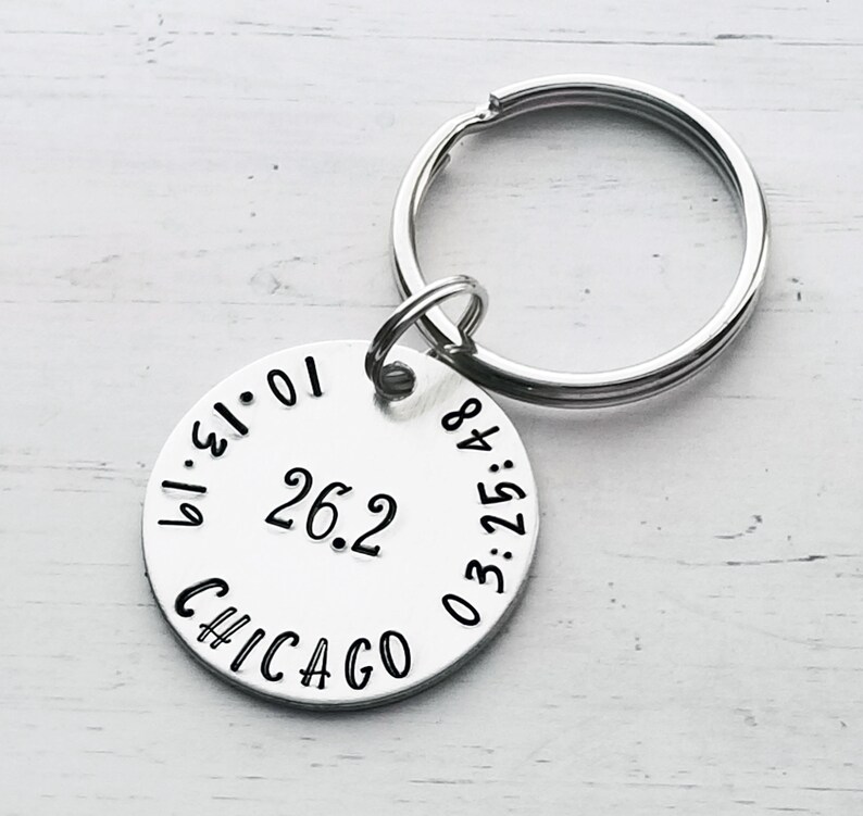 Marathon Keychain Runner Keychain Half Marathon Keychain - Etsy