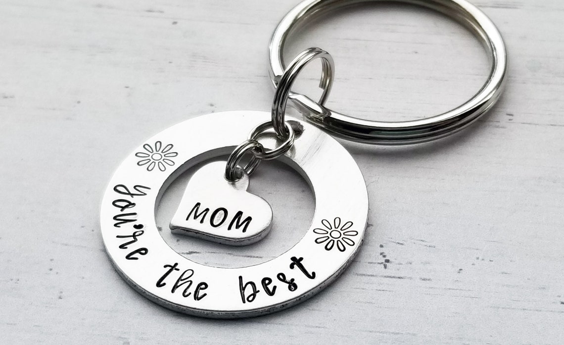 Mothers Day Keychain Mom You're the Best Mom Keychain | Etsy