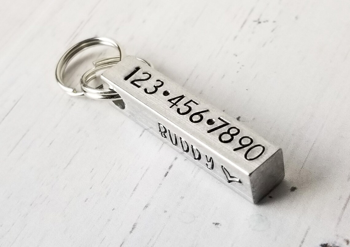 Dog Tag for Dogs Dog ID Tag 4 Sided Dog Tag Dog Tag for | Etsy