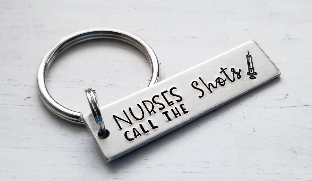 Nurse Call the Shots Keychain, Nurse Keychain, Gift for Nurse, Nurse ...