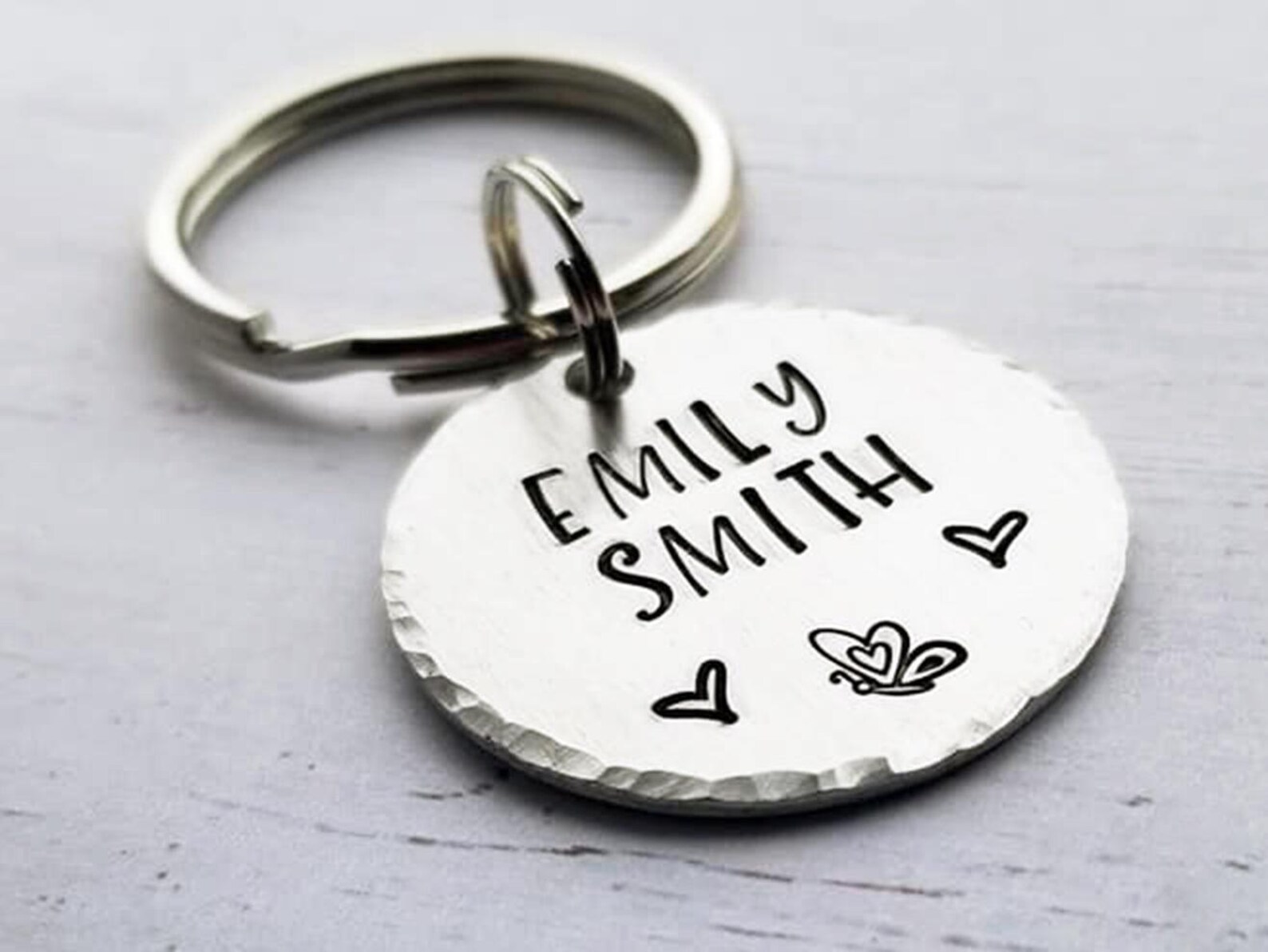 Custom Child ID Tag, Backpack Tag, Luggage, Hand Stamped - Etsy