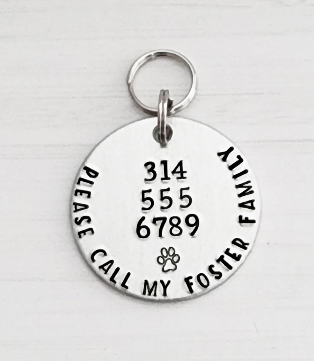 Call My Foster Family, Dog Tag for Dogs, Dog ID Tag, Dog Name Tag ...