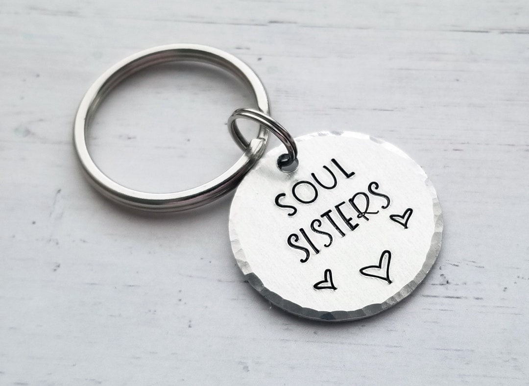 Best Friend Keychain, Bridesmaid Keychain, Soul Sister Keychain, BFF ...