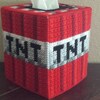 Nintendo Mario Video Game Handmade Plastic Canvas Tissue Box Cover Home ...