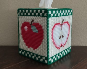 Handmade Finished Teacher School Apple ABC Tissue Box Cover - Etsy