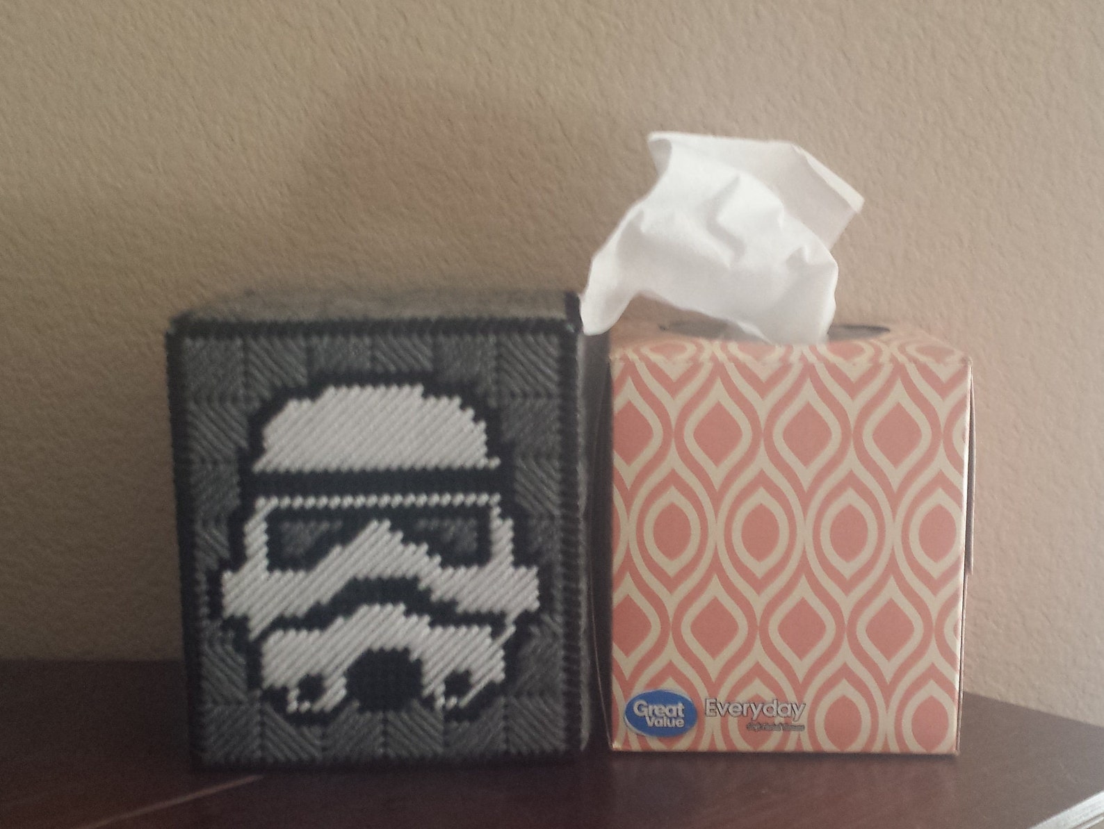 Handmade Finished Star Wars Storm Trooper Tissue Box Cover - Etsy