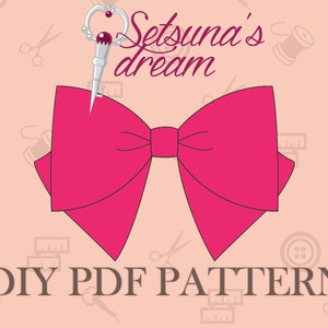 Big Bow Sewing Pattern - DIY - Downloadable PDF - Etsy
