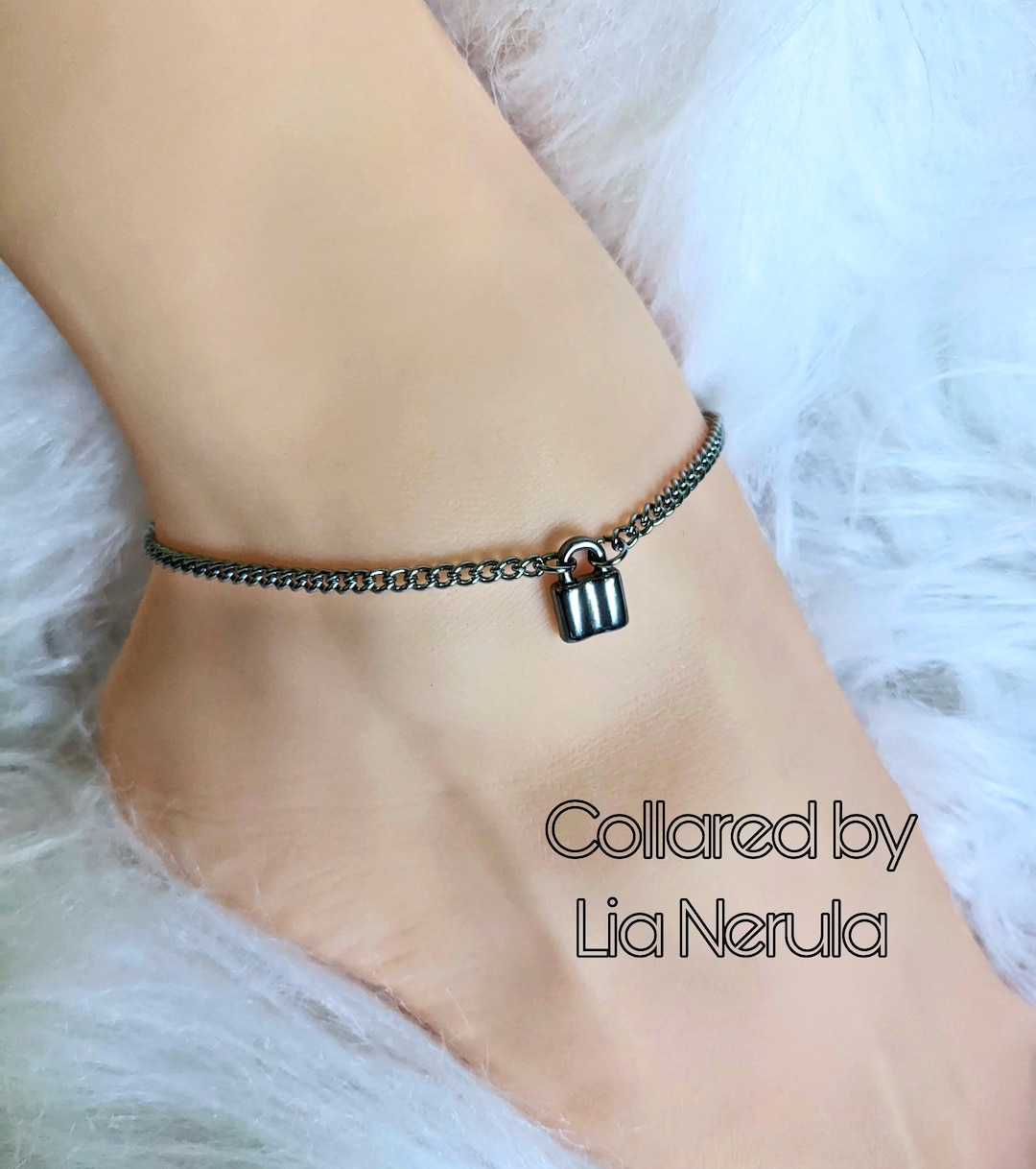 Lock Ankle Chain, Hex Locking Anklet for Subs, Ankle Bracelet With ...