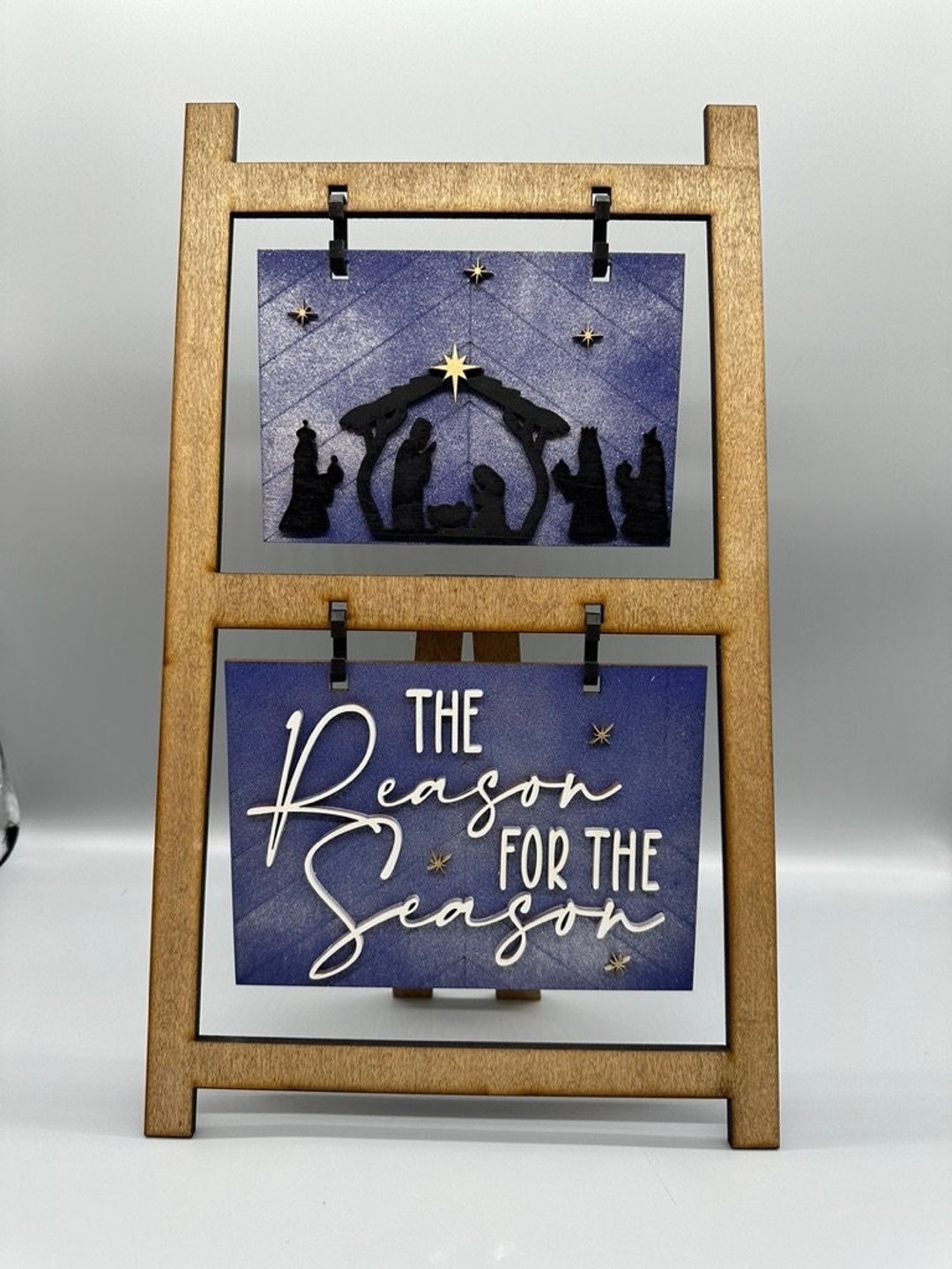 Reason for the Season-inserts Only-interchangeable Leaning Ladder - Etsy