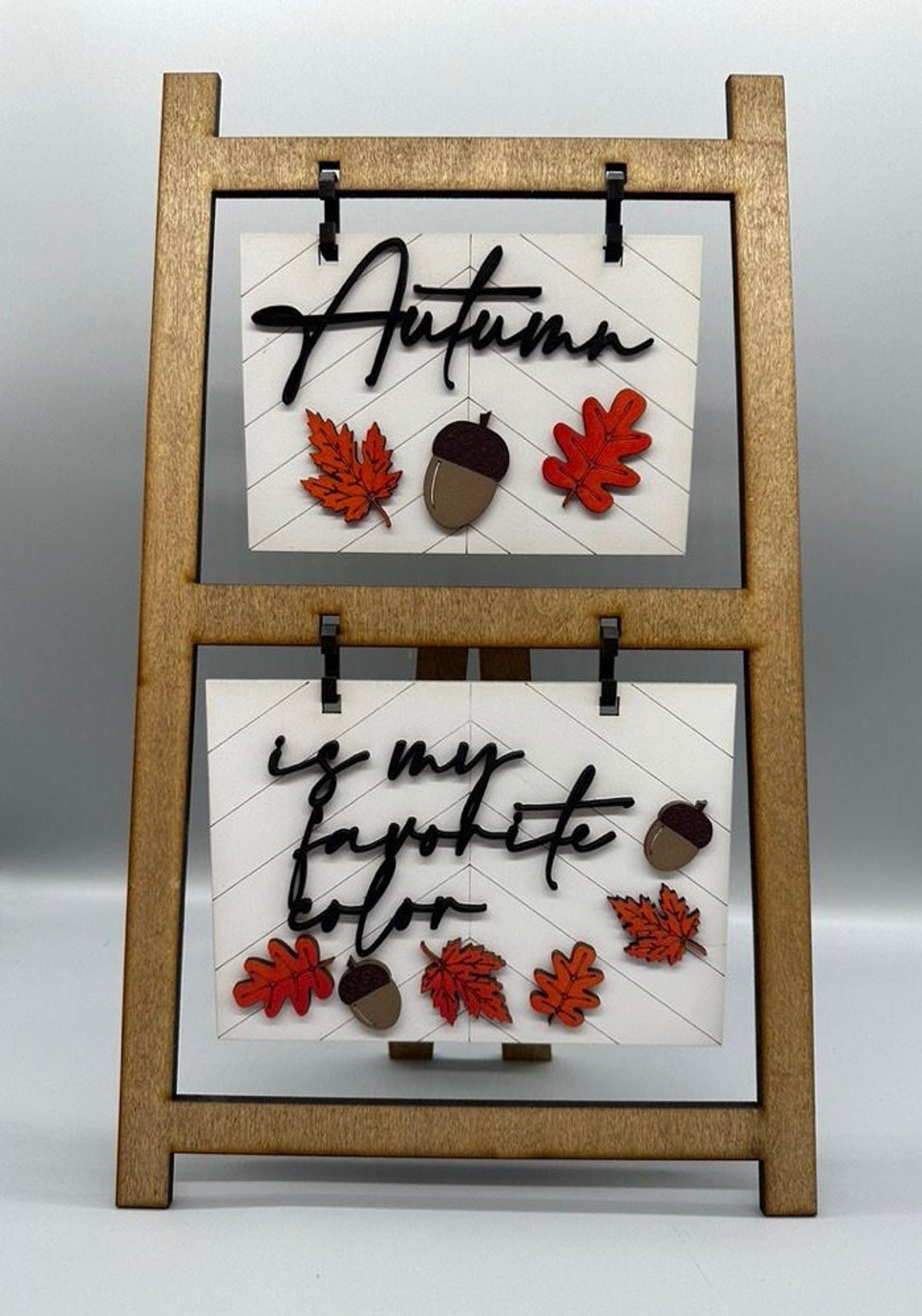 Autumn Leaves-favorite Color-inserts Only-interchangeable Leaning ...