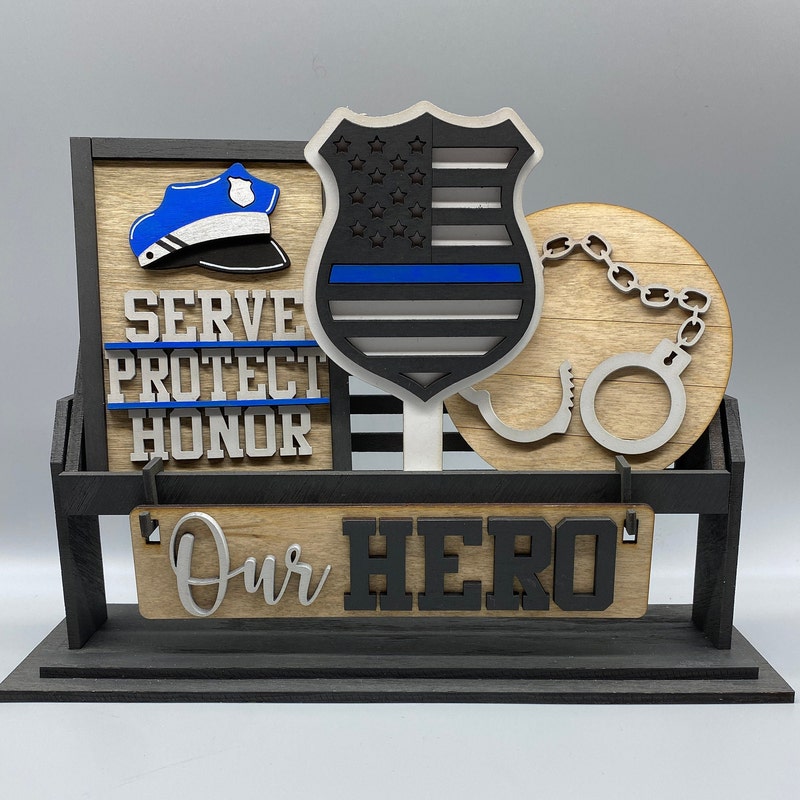 Law Enforcement Sign - Etsy