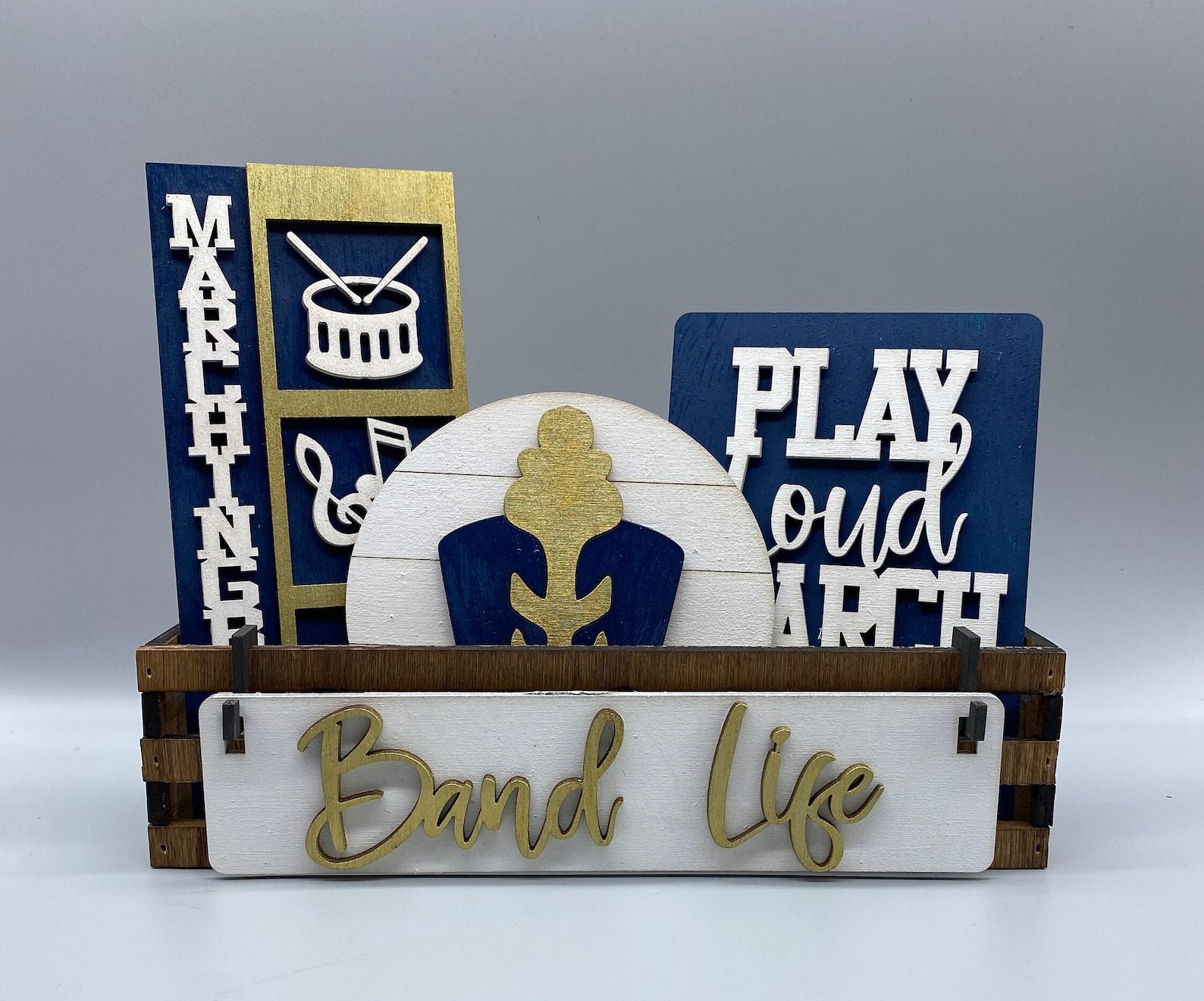 Band Life-marching Band Wagon Set-shelf Sitter- Interchangeable-home ...