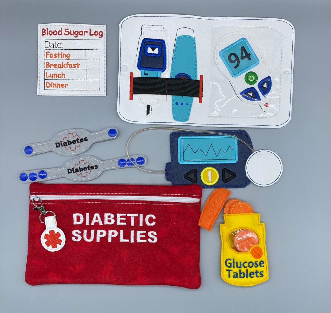 PRETEND Diabetic Play Set- Pretend Play - Toddler Learning Toys - Child ...
