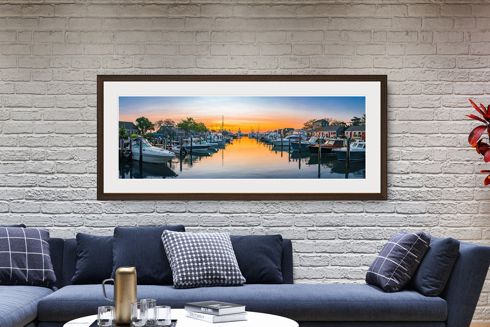 Nantucket Marina Nantucket Island Panoramic Fine Art Prints - Etsy