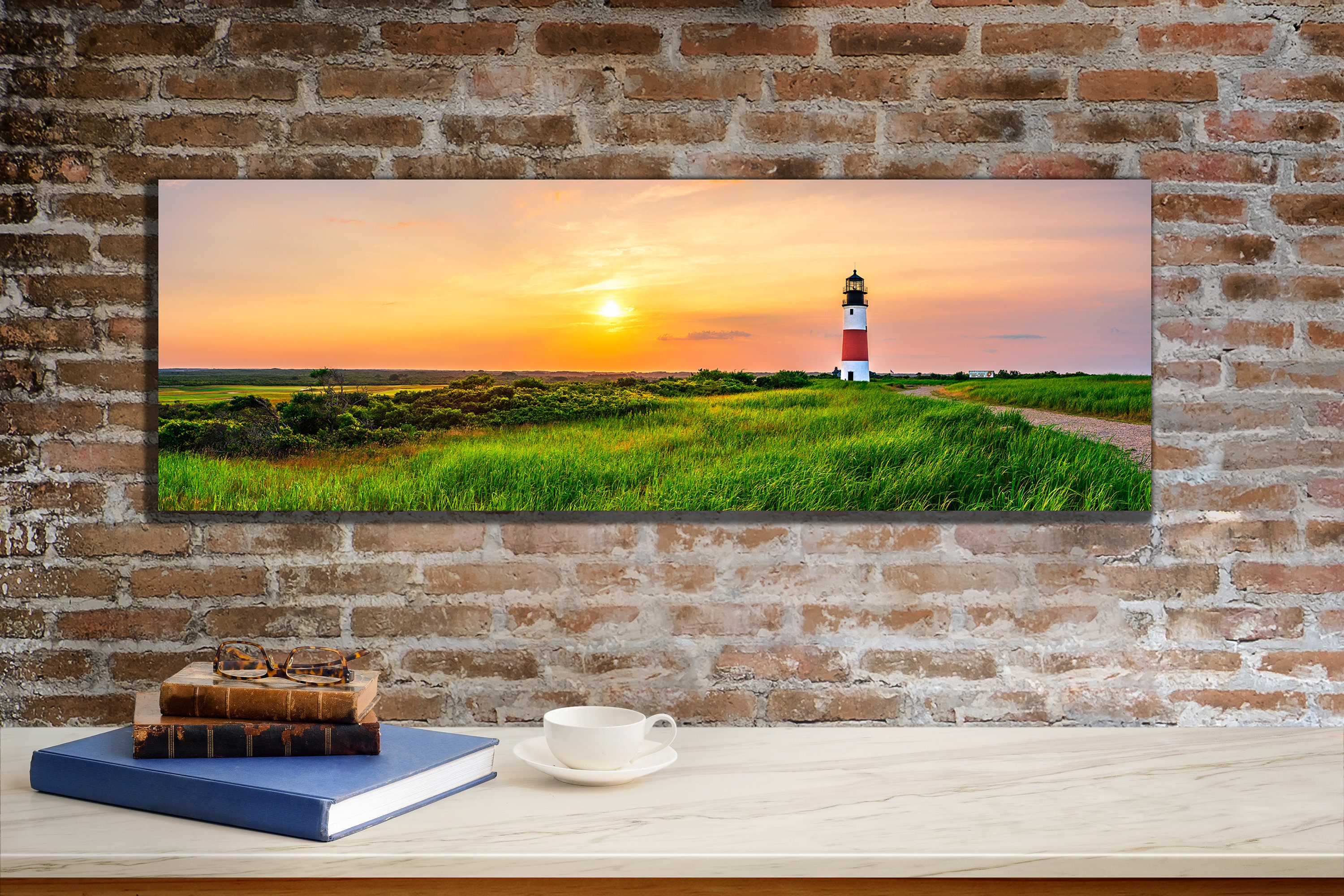 Sankaty Head Lighthouse, Nantucket Island Panoramic Fine Art Prints on ...