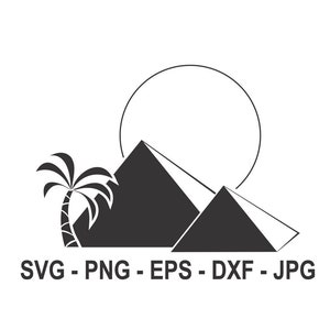 Pyramids Svg,egyptian Pyramids Svg,instant Download,svg, PNG, EPS, Dxf ...