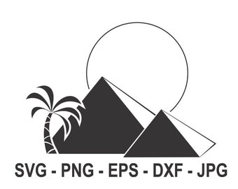 Egyptian Pyramids Svg - Etsy