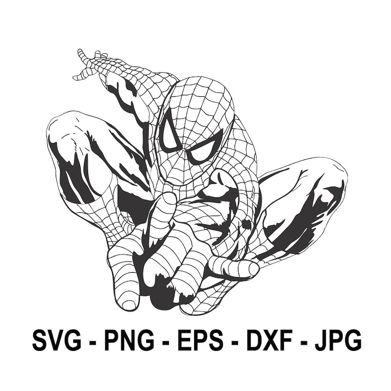 Spider Man Svg - Etsy