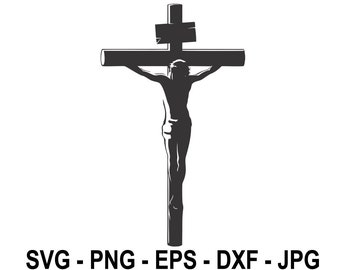 Christ Crucified Svg - Etsy