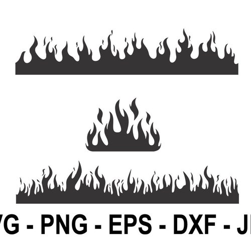 Flames SVG - Etsy