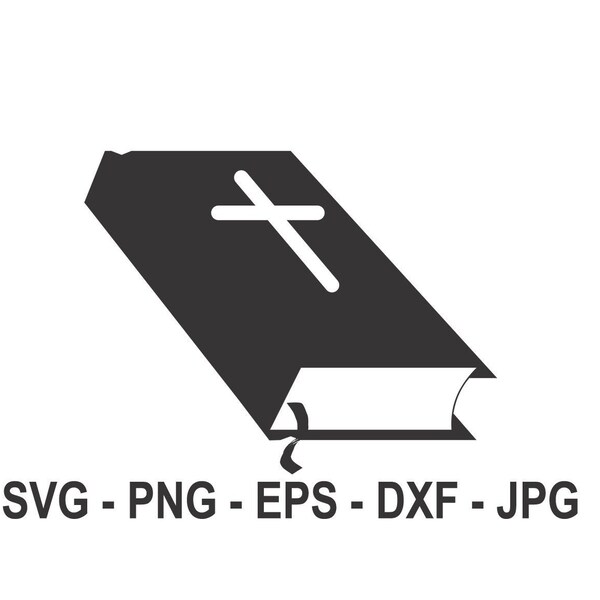 Open Bible Svg - Etsy