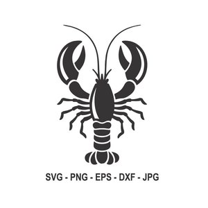 clip art design PDF file lobsters friends Silhouette cut file PNG ...