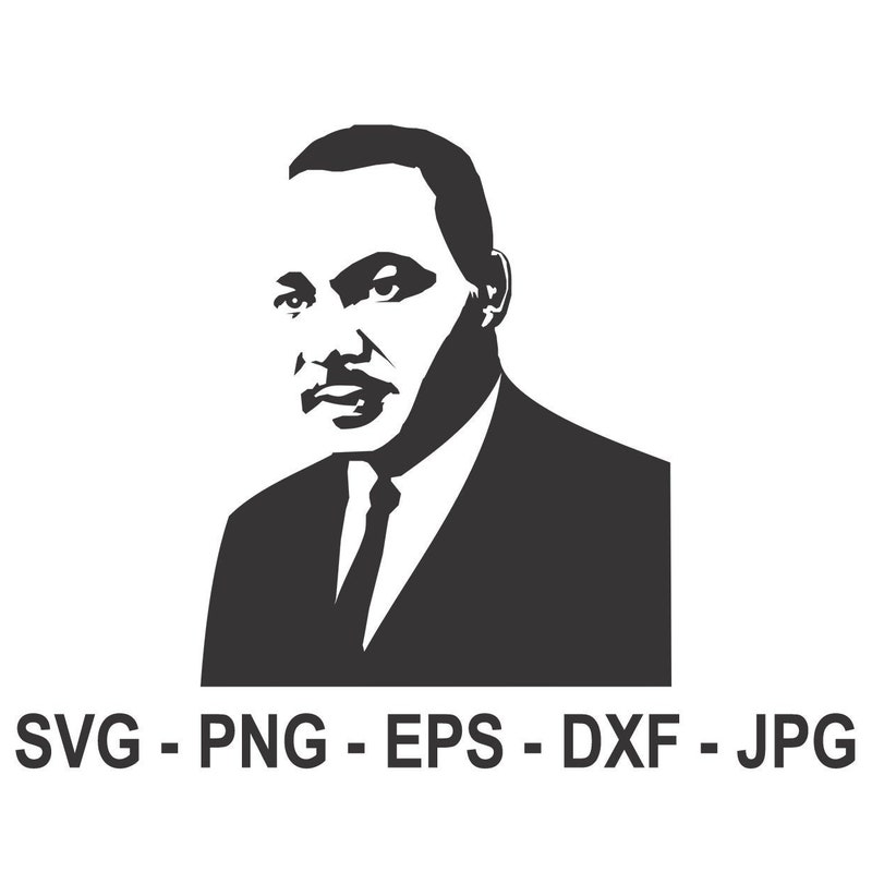 Martin Luther King Jr Clip Art - Etsy