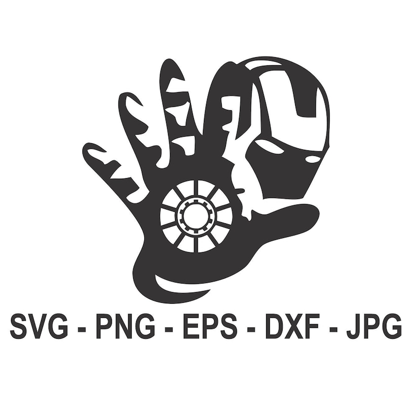 Iron Man Svg - Etsy
