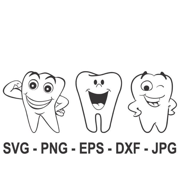 Tooth Svg - Etsy