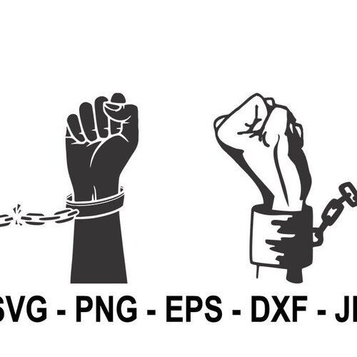 Vector BROKEN CHAINS AI Eps Svg Dxf Pdf Png Jpg - Etsy