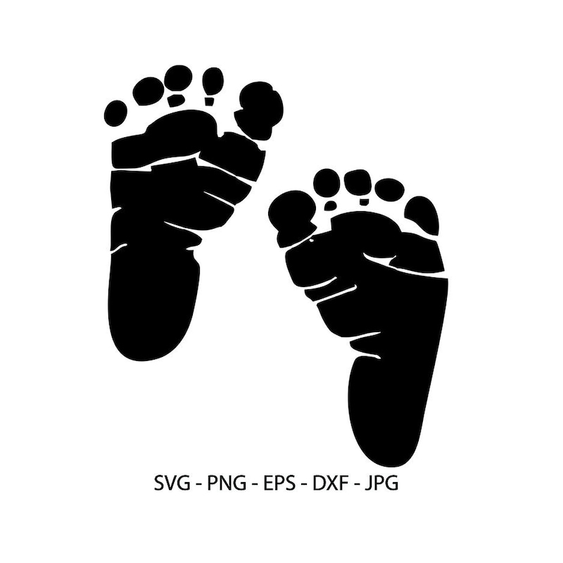 Baby Feet Svg - Etsy