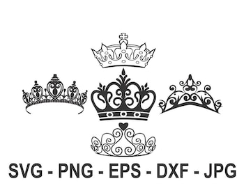 TIARA | Instant Download| Png, Svg, JPG - Etsy