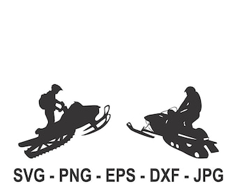 Snowmobile Svg - Etsy