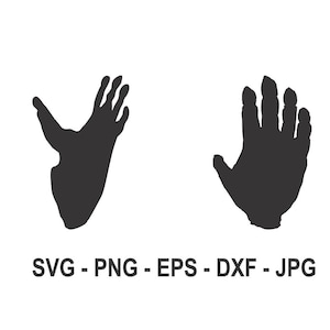 gorilla handprint template