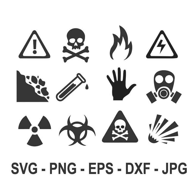 Toxic Svg - Etsy