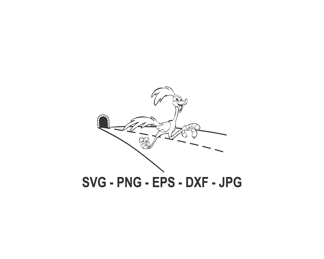 Road Runner Svg,wile E Coyte Svg,instant Download,svg, PNG, EPS, Dxf ...