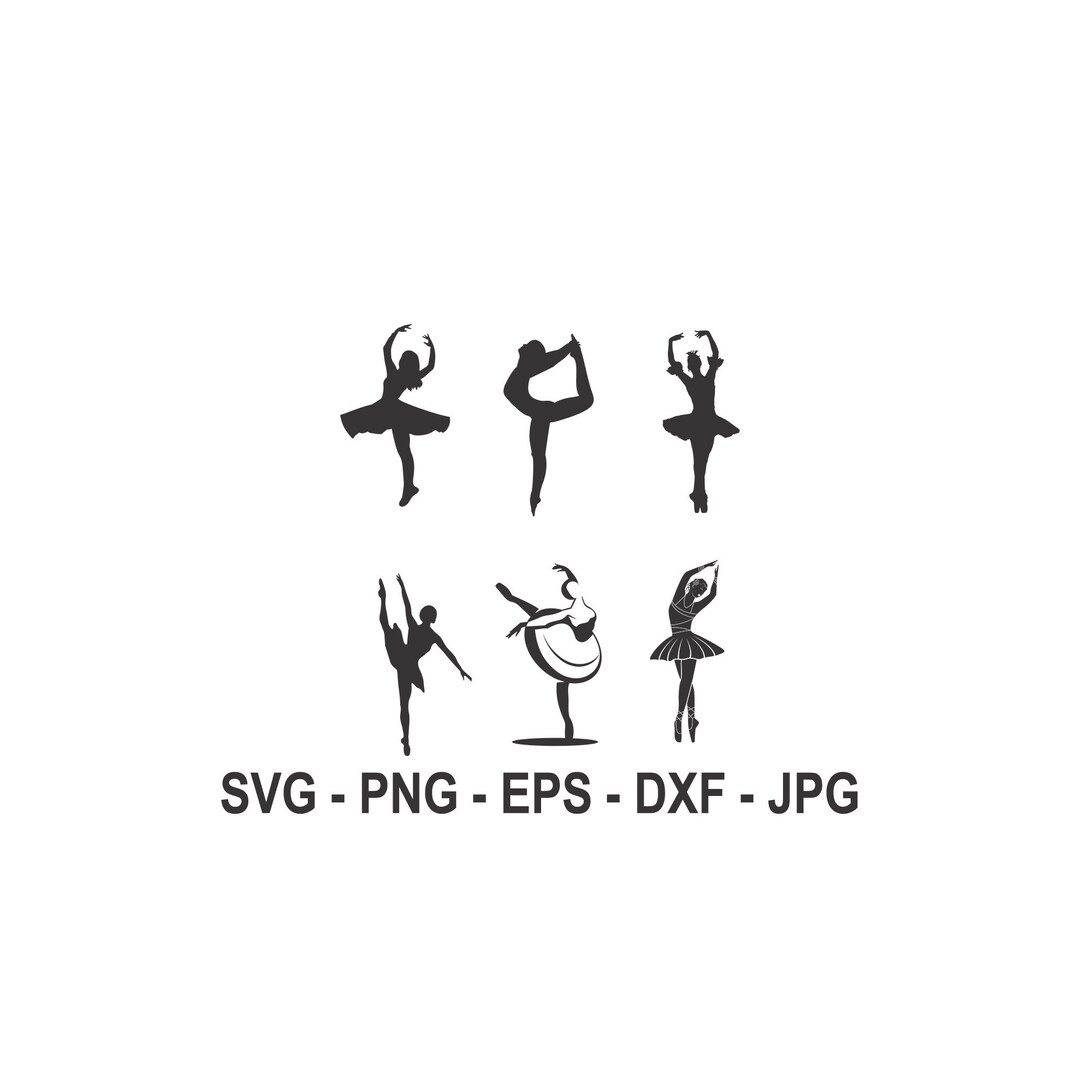 Ballet Dancer Bundle Svg,ballet Svg,instant Download,svg, PNG, EPS, Dxf ...