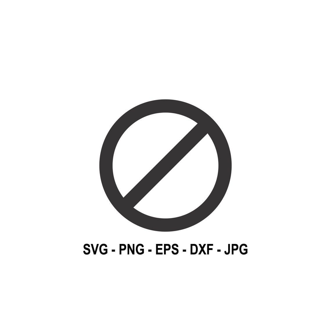 No Sign Svg,restricted Symbol Svg,instant,dark Silhouette,instant ...
