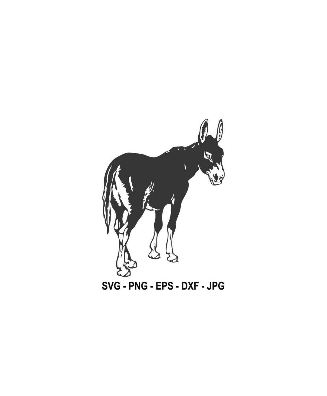 Donkey Svg,donkey Bundle,instant Download,svg, PNG, EPS, Dxf, Jpg ...