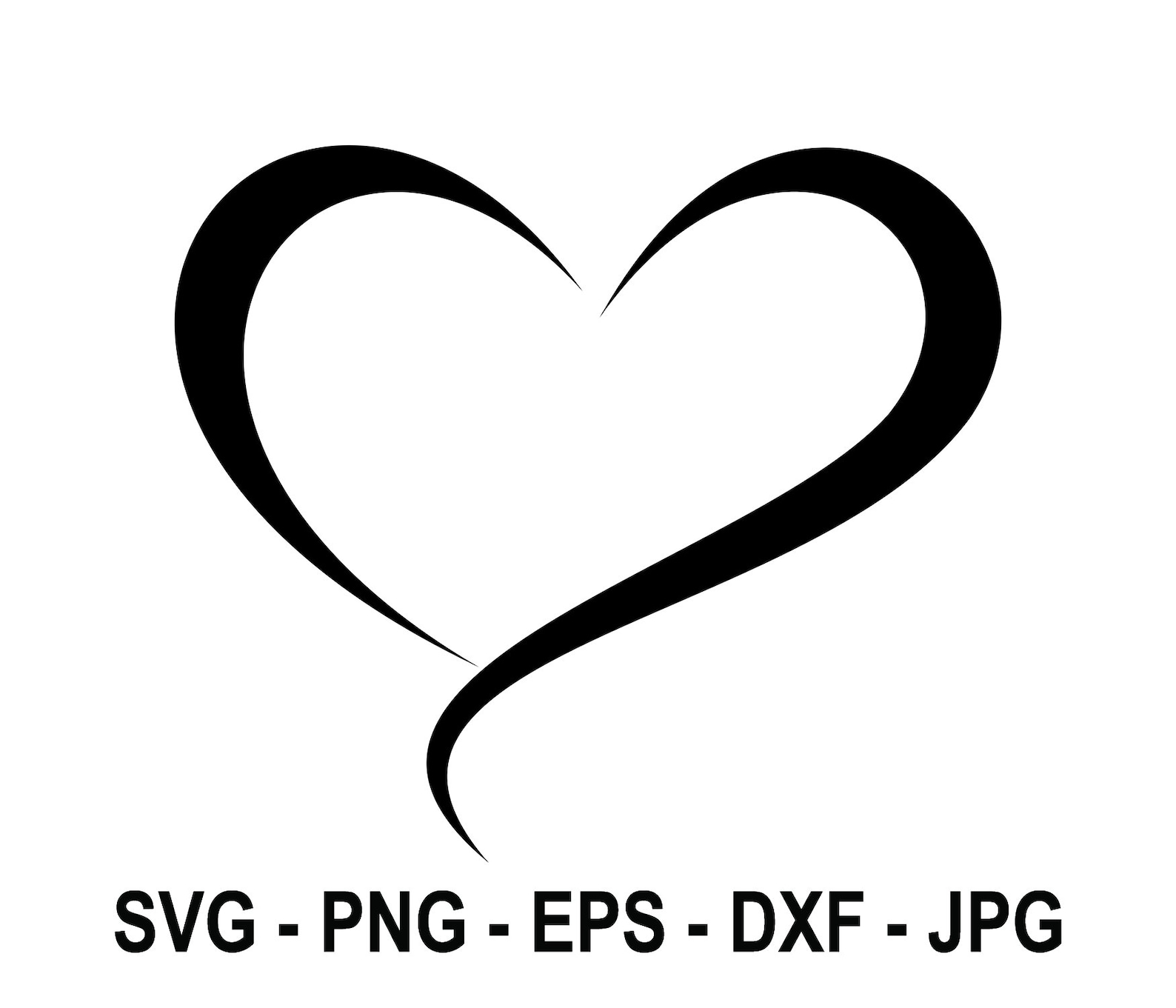 Open Heart,open Heart Digital,instant Download,svg, PNG, EPS, Dxf, Jpg ...
