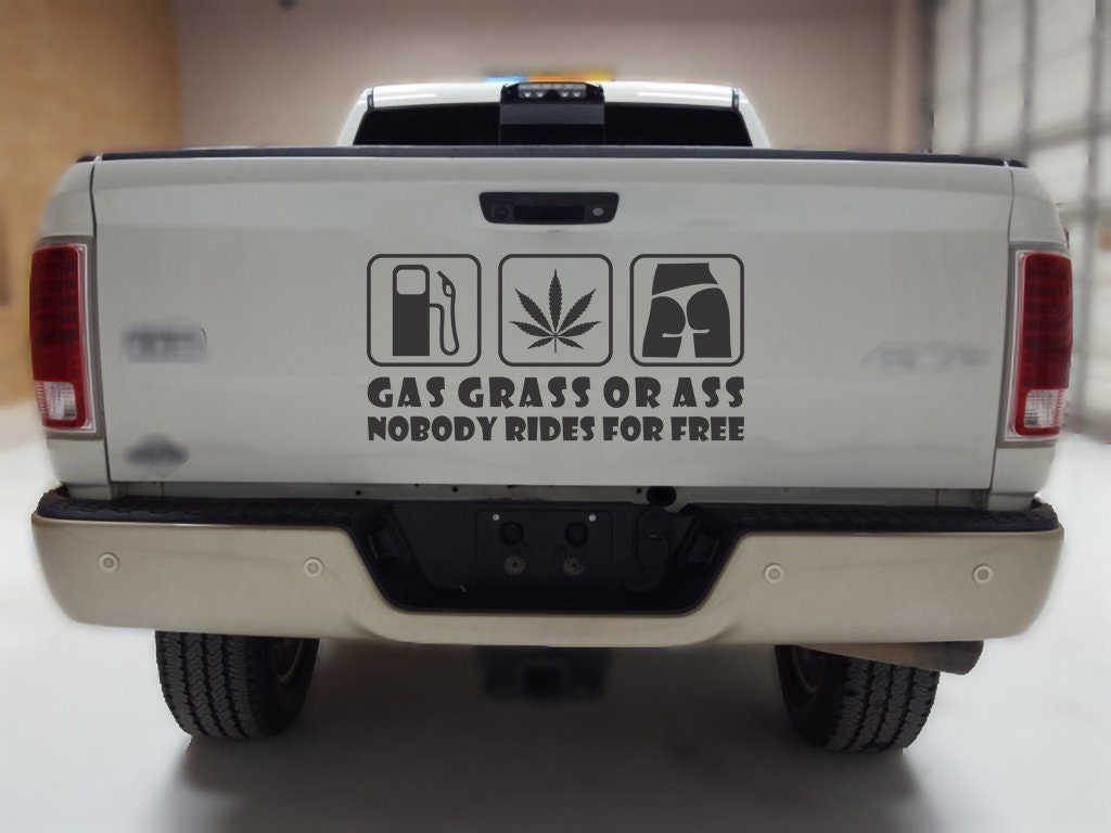 Gas Grass or Ass Svgfunny Car Decal Svginstant Downloadsvg - Etsy Australia