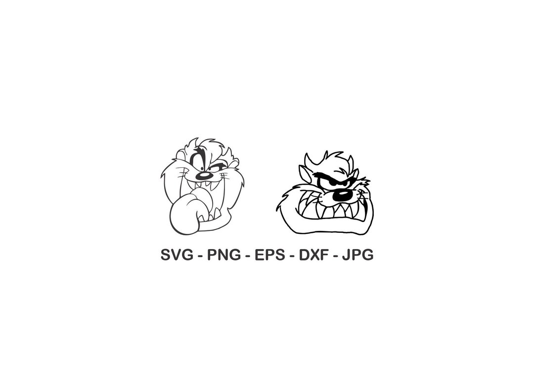Tasmanian Devil Svg,taz Svg,cartoon Svg,instant Download,svg, PNG, EPS ...