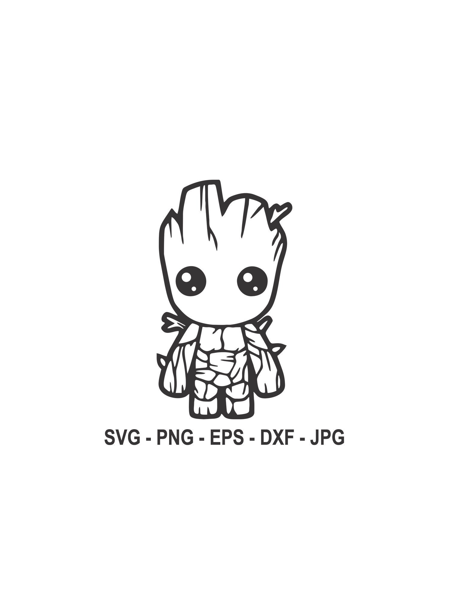 Baby Groot Svggroot Svgcut File Circutsilhouette - Etsy Australia