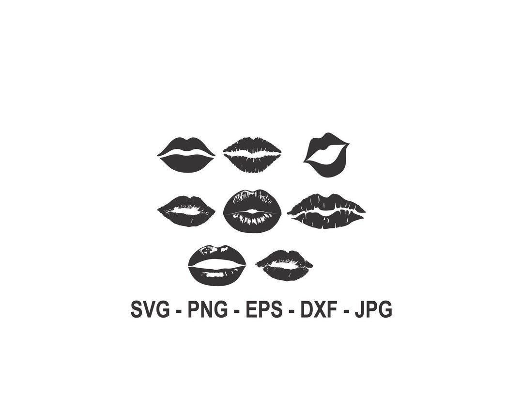 Lips Svg,mouth Svg,lips Bundle Svg,instant Download,svg, PNG, EPS, Dxf ...