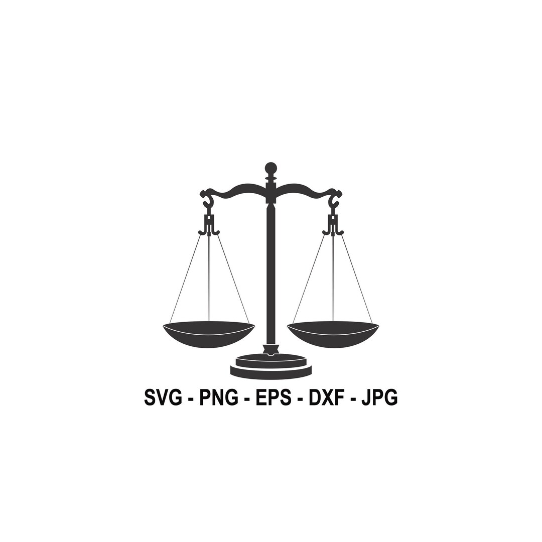 Justice Scales Svg,law Scales of Justice Svg,instant Download,svg, PNG ...