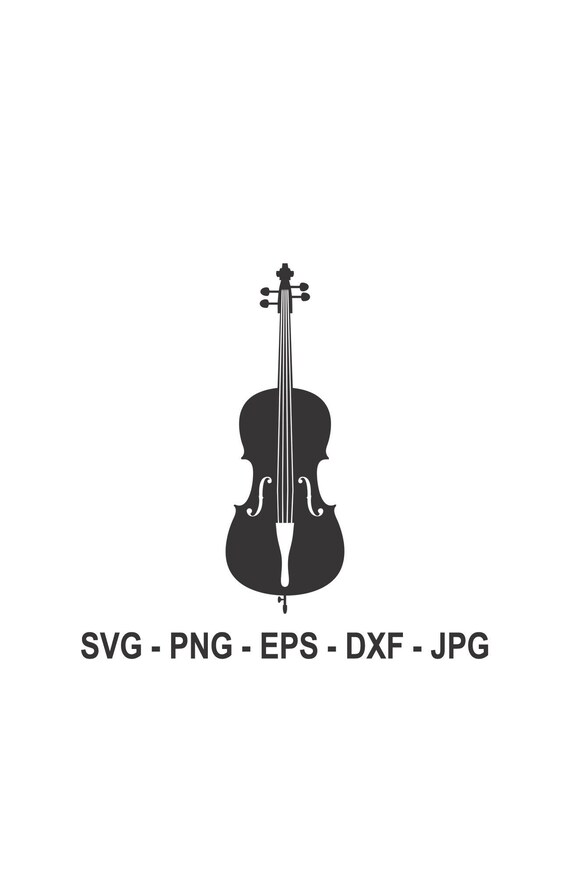 Cello Svgmusic Svginstruments Svginstant Downloadsvg PNG - Etsy