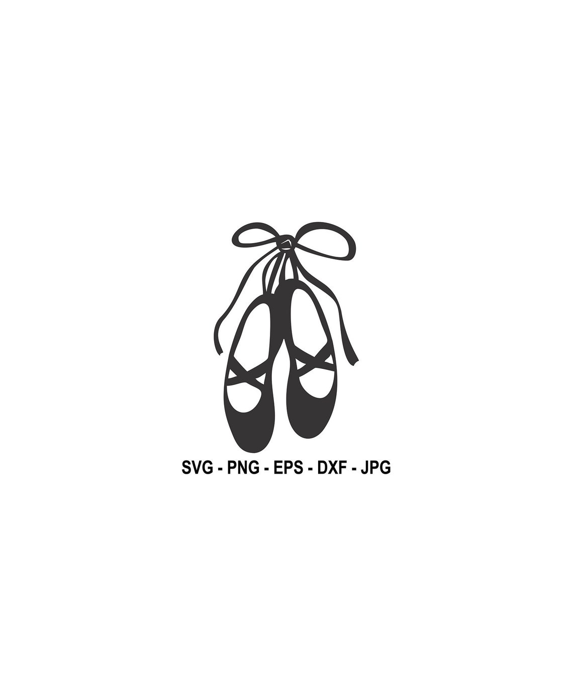 Ballet Shoes Svginstant Downloadsvg PNG EPS Dxf Jpg - Etsy